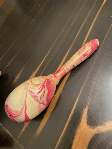 Vintage Marble Painted Wood Darning Egg, Rare | eBay