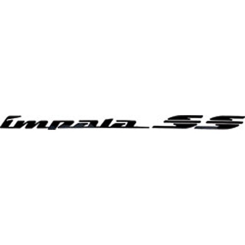 1994-96 Chevrolet; "Impala SS" Quarter Panel Emblem; Black; Each ...