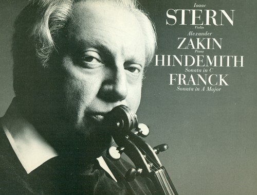 HINDEMITH FRANCK SONATA ISAAC STERN ALEXANDER ZAKIN 12" LP (L8457) | eBay