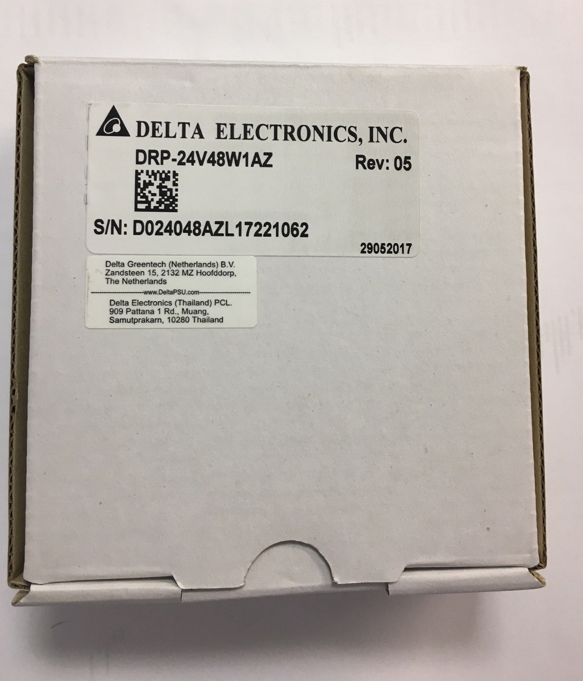 243403 Old-Stock Delta DRP-24V48W1AZ Power Supply 100-240VAC 24VDC Out ...