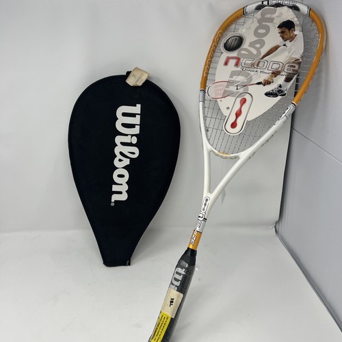 Wilson Ncode Nblaze Squash Racquet Orange White 27" New | eBay