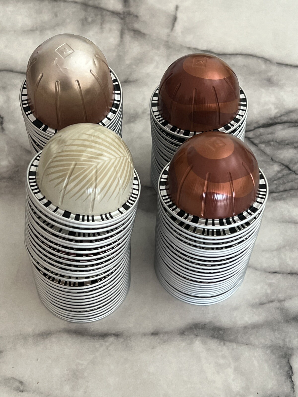 LOT of 100 EMPTY NESPRESSO VERTUO PODS VARIETY CLEAN VERTUOLINE ...