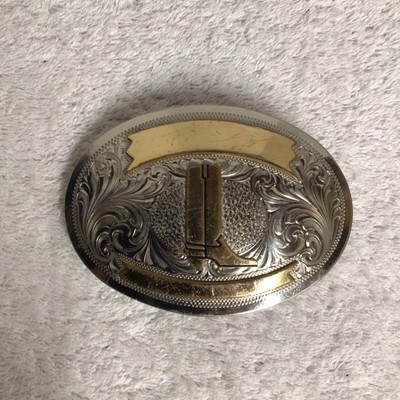 Vintage Montana Silversmiths German Silver Western Cowboy Boot Belt ...