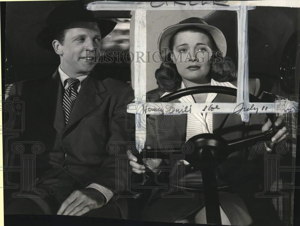 Nancy Guild Movies 1948 Press Photo Actress Nancy Guild & Co Star In A