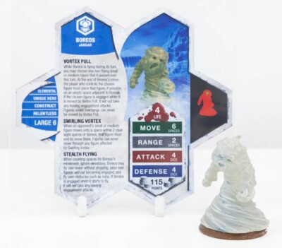 Boreos - C3V / SOV Custom - figure & card - Heroscape | eBay