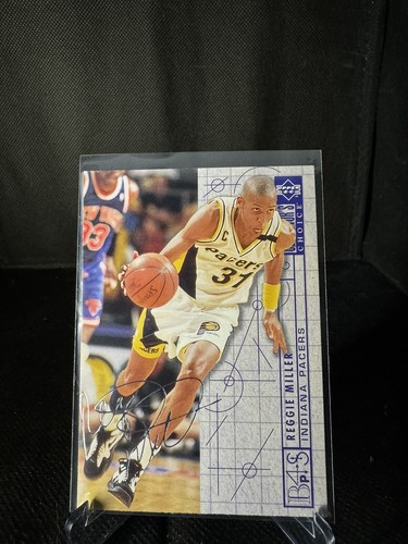 1994-95 Collector's Choice Silver Signature Reggie Miller #382 Pacers ...