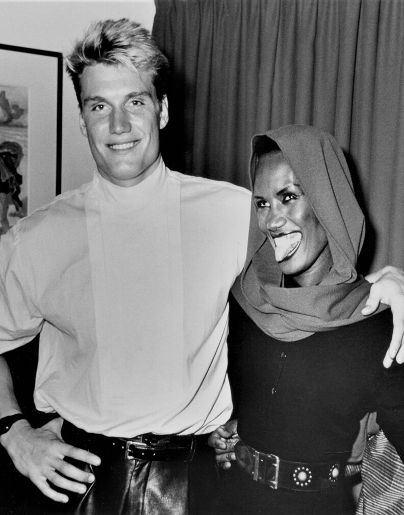 Grace Jones And Dolph Lundgren