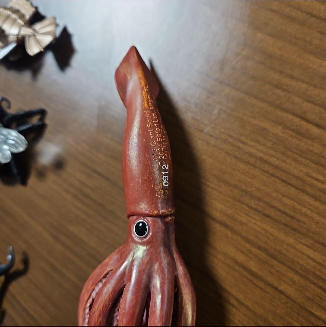 Mini Toy Figure Stag Beetle and others Set of 10 Insect Bug Giant Squid ...