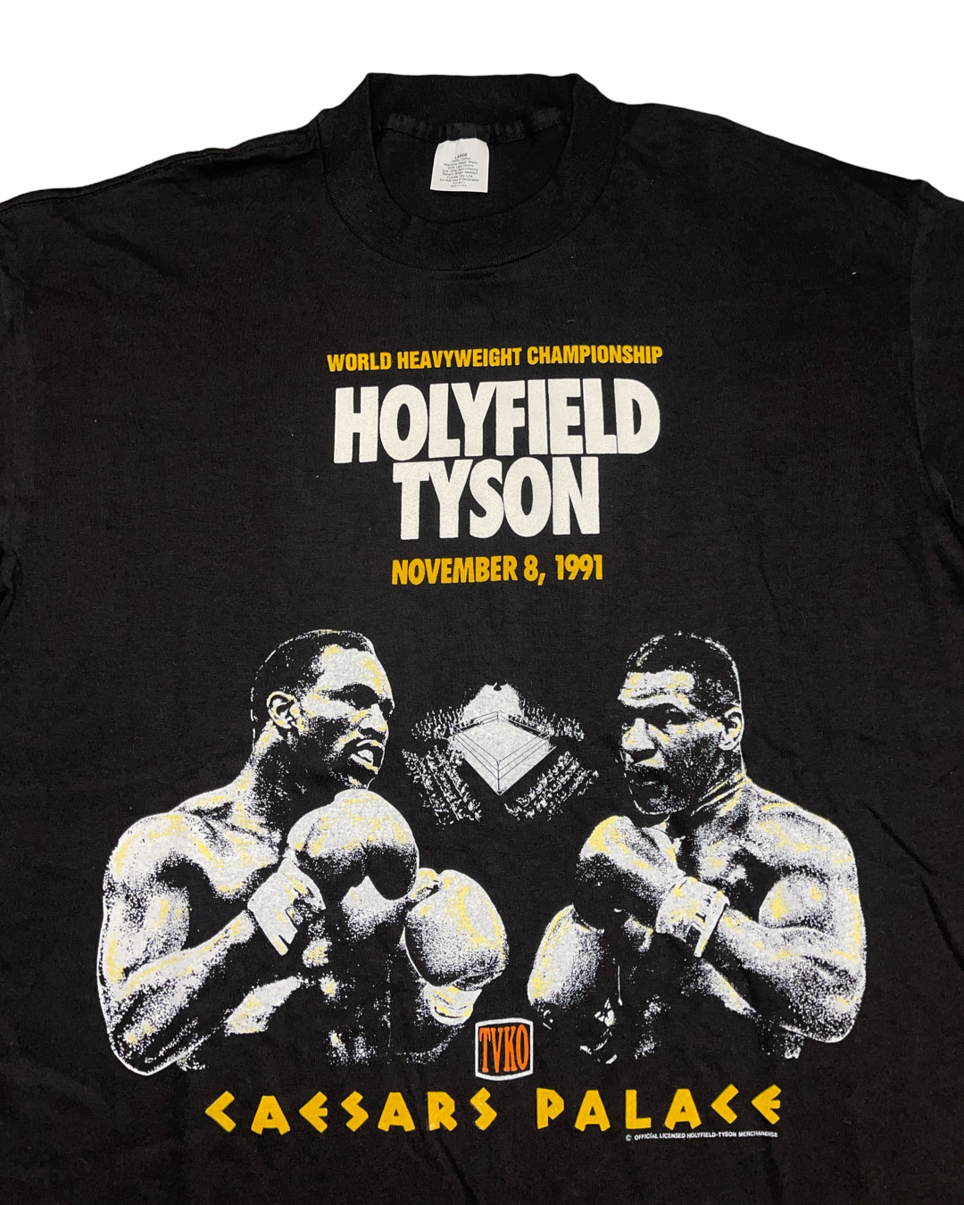 Vintage 90s Mike Tyson vs Holyfield Fight Promo Shirt… - Gem