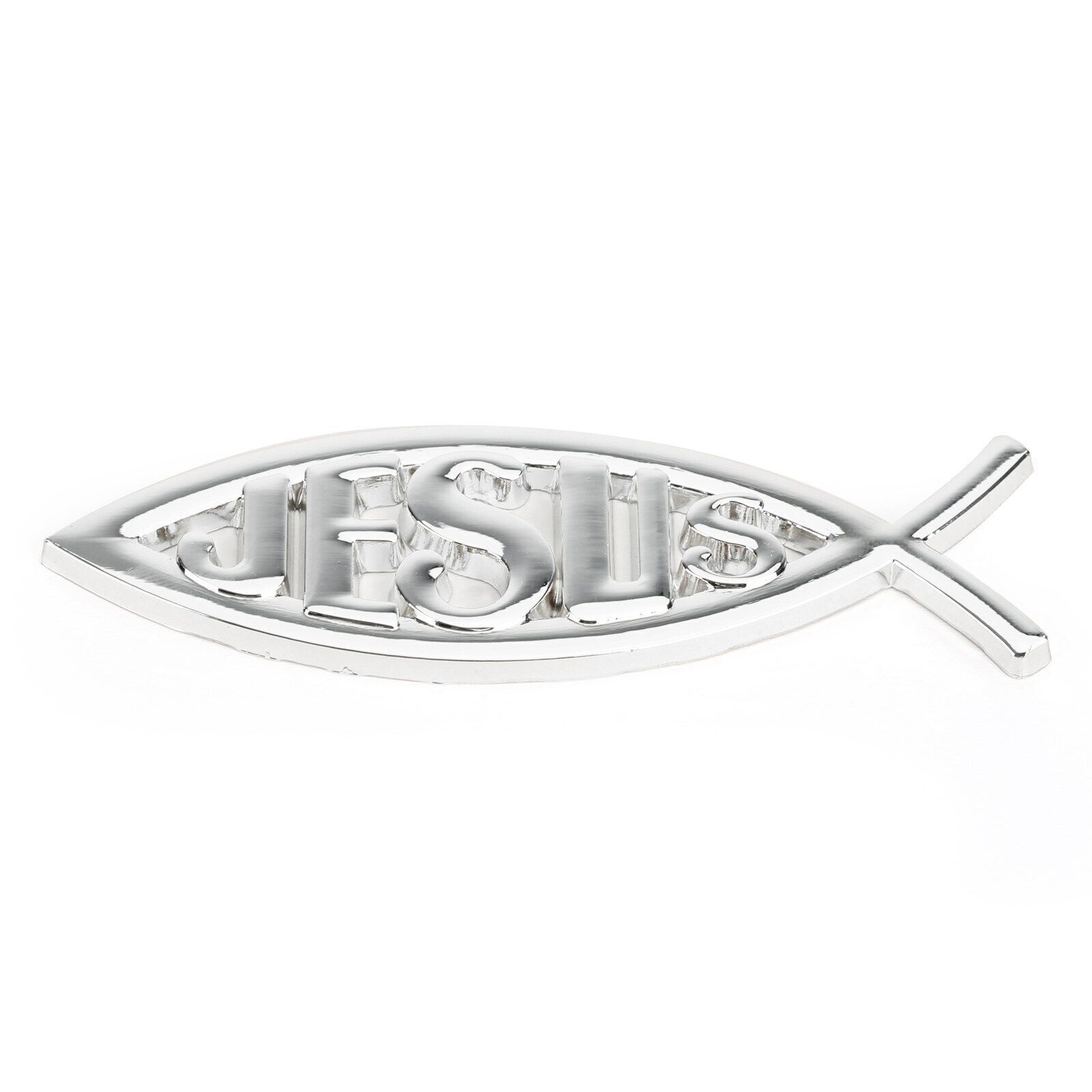3D Car Decal Emblem Sticker Religious God fit Jesus Christian Fish ...