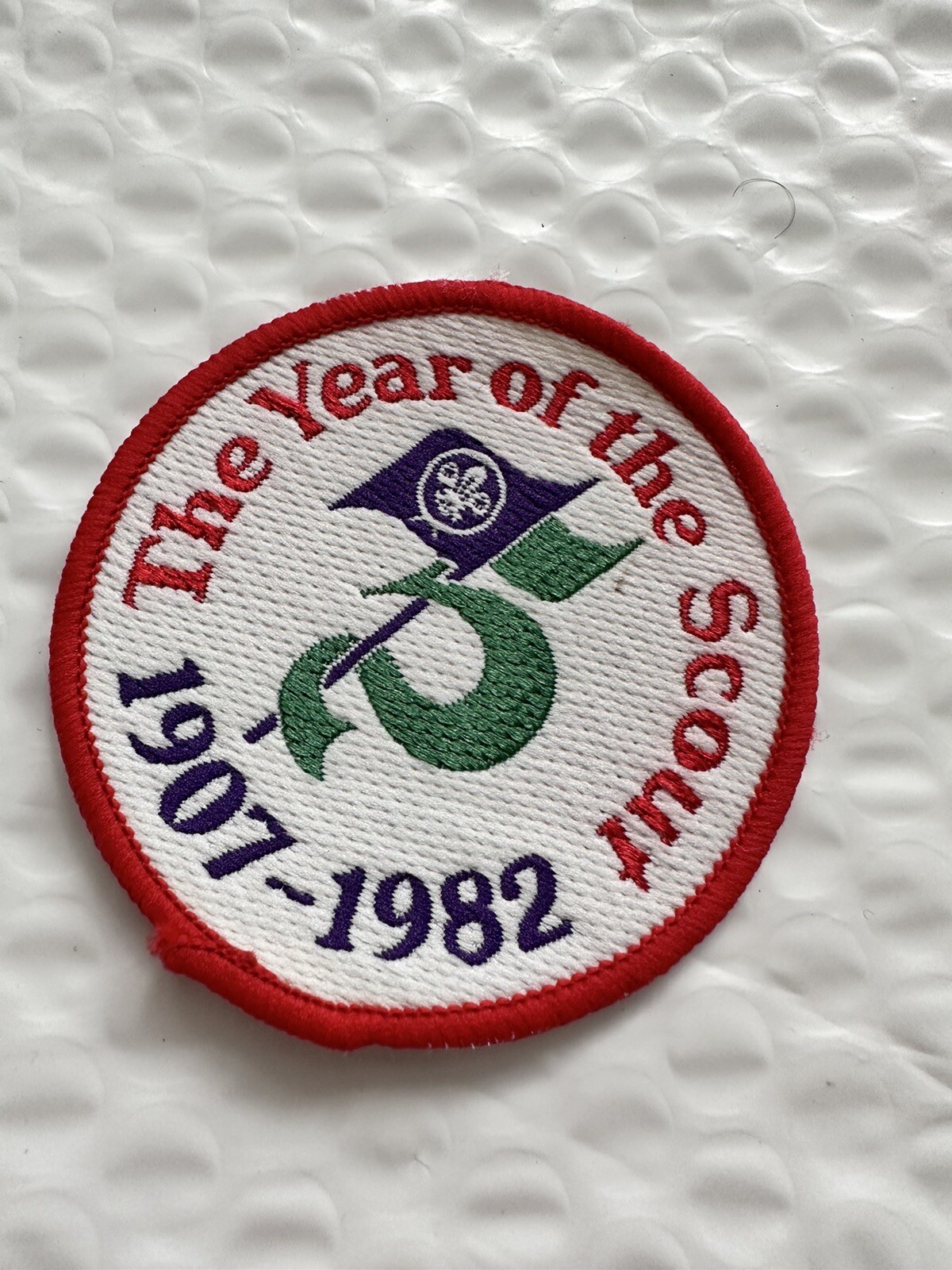 INTERNATIONAL SCOUT POCKET PATCH…THE YEAR OF THE SCOUT…1907 - 1982 ...