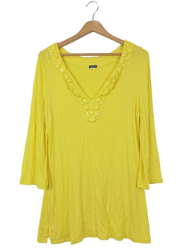 CALZEDONIA COBEY Langarmkleid Damen Gr. DE 38 blassgelb Casual-Look | eBay