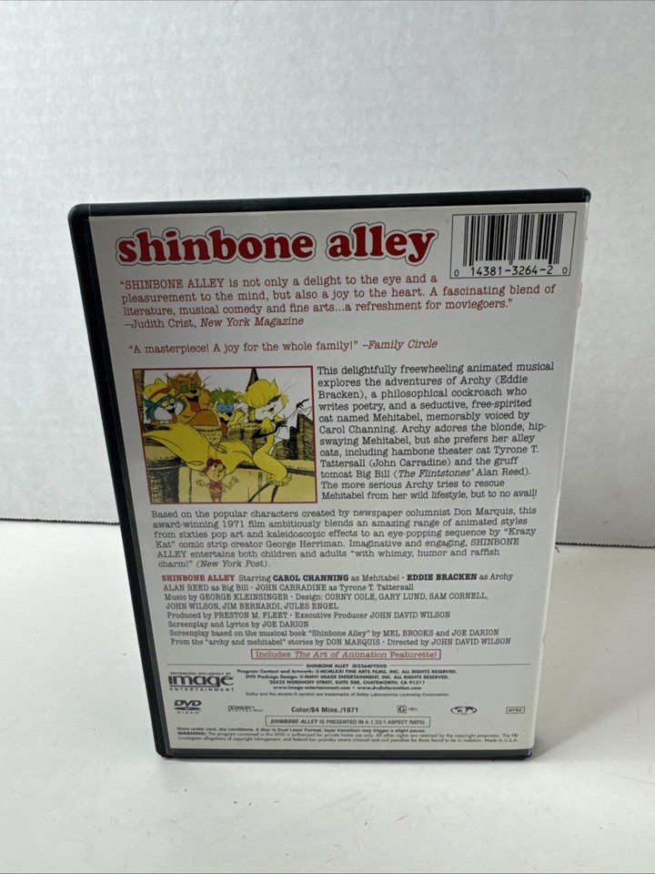 Shinbone Alley DVD Rare OOB 14381326420| eBay