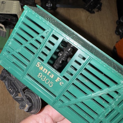 Vintage Lionel 9305 Santa Fe Bobbing Outlaw Cowboy Model Train Car | eBay