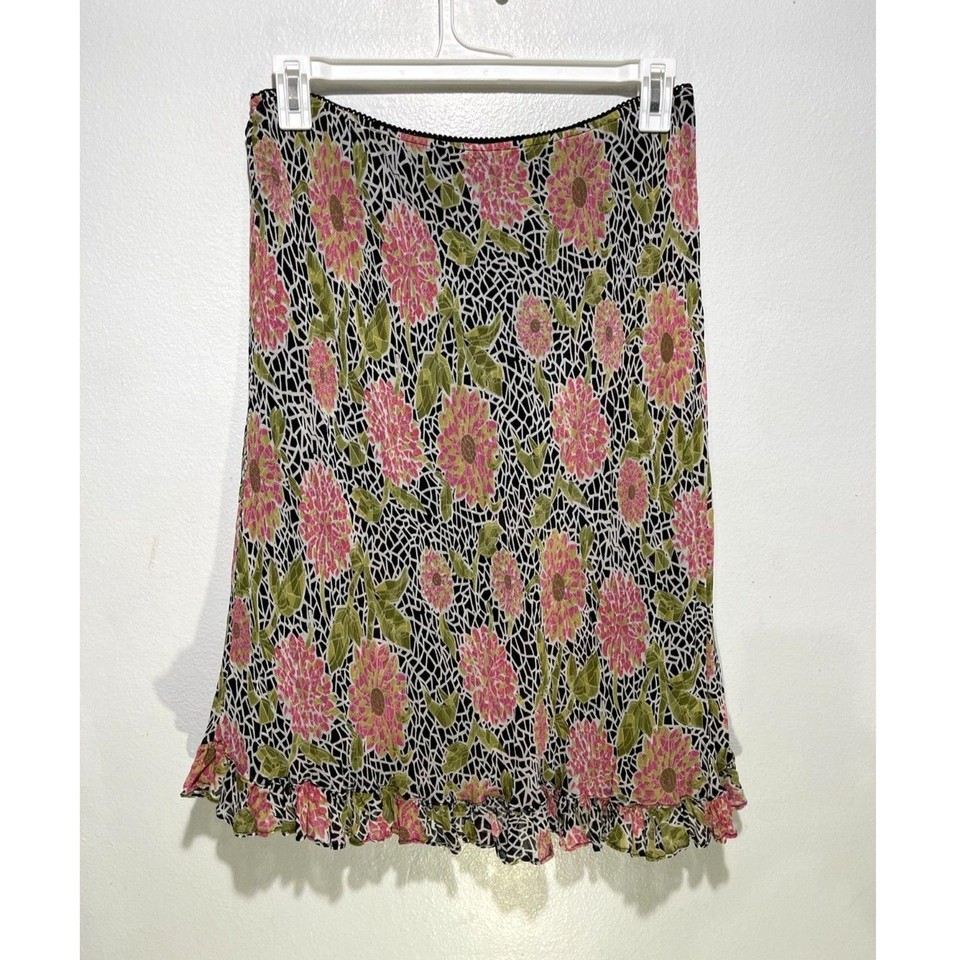 Sharon Anthony skirt VTG Y2K reversible fairy whimsy goth emo floral ...