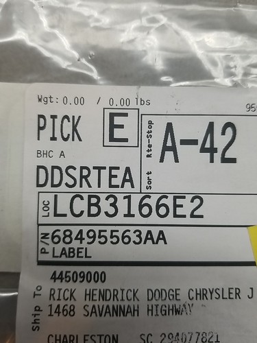 Emission Label Mopar 68495563AA fits 2021 Dodge Durango | eBay