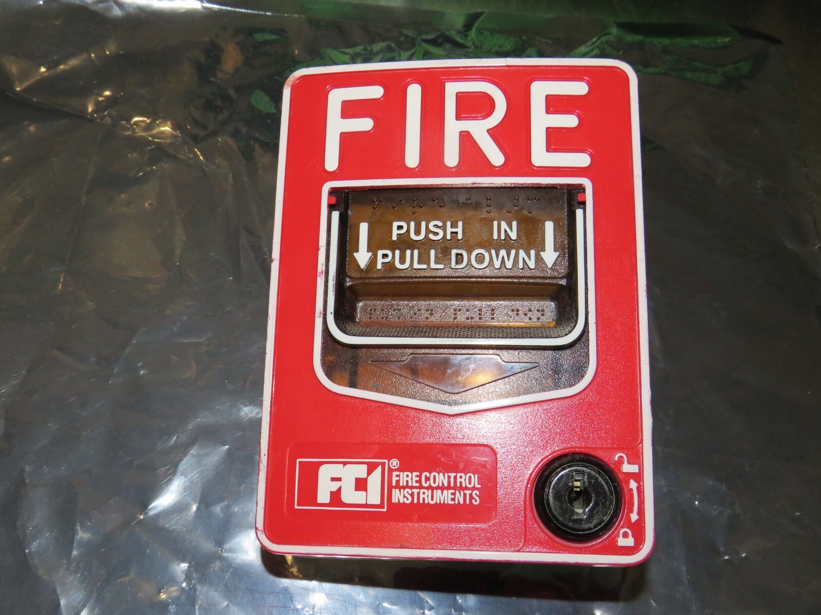 GAMEWELL FCI MS-7AF MANUAL FIRE ALARM PULL STATION FREE FEDEX 2-DAY ...