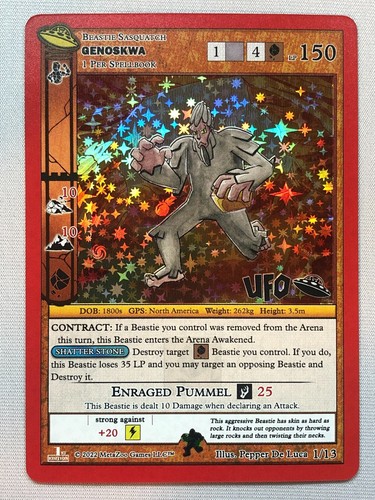 MetaZoo UFO: First Edition Genoskwa 1/13 NM/M | eBay