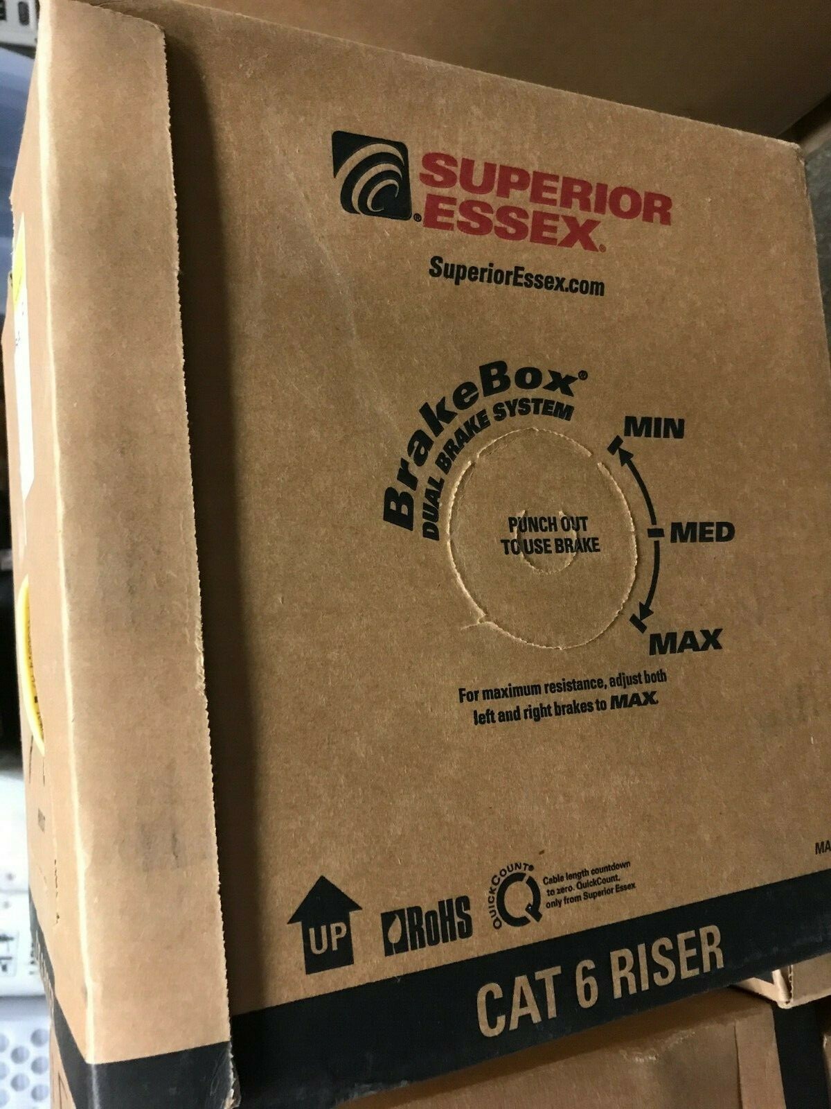 NEW BOX OF Superior Essex 77-246-6a 4x23 c6cmr Cat 6 1000 ft Yellow | eBay