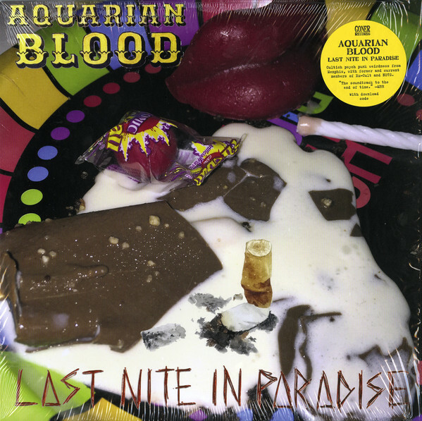 AQUARIAN BLOOD 'Last Nite in Paradise LP Hosoi Bros Ex-cult Nots moving ...
