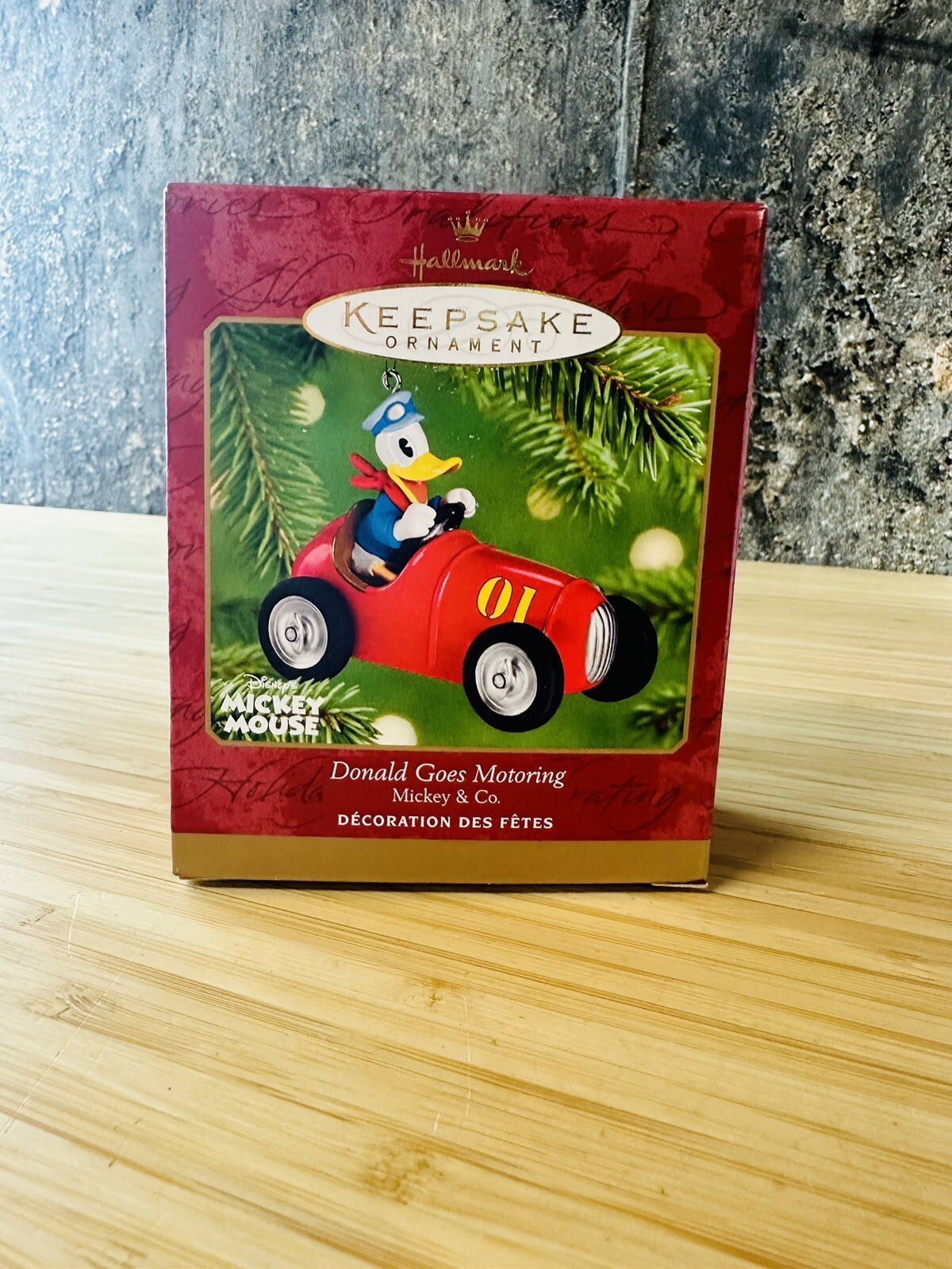 Donald Goes Motoring Disney Hallmark Keepsake Ornament 2001 Donald Duck ...
