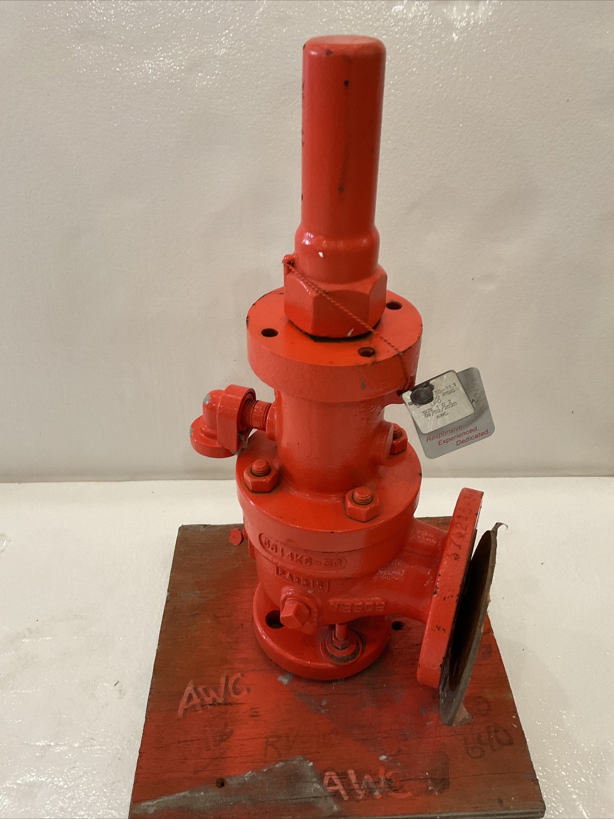 FARRIS ENGINEERING 1 D 2 1x2 PRESSURE RELIEF VALVE TYPE 26DB13-120 SET ...