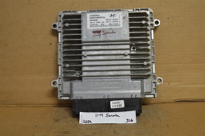 11-14 Hyundai Sonata Engine Control Unit ECU 391012G679 Module 316-22d1 ...