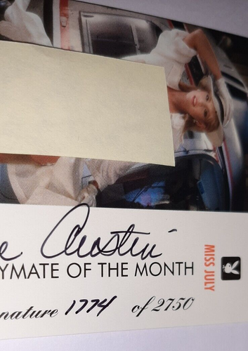 1996 Lynne Austin 99 Signed Playboy Playmate Of Month 1986 Card 1774