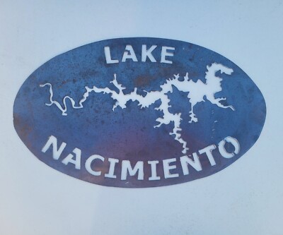 Lake Naciemento Plasma Cut Metal Sign | eBay