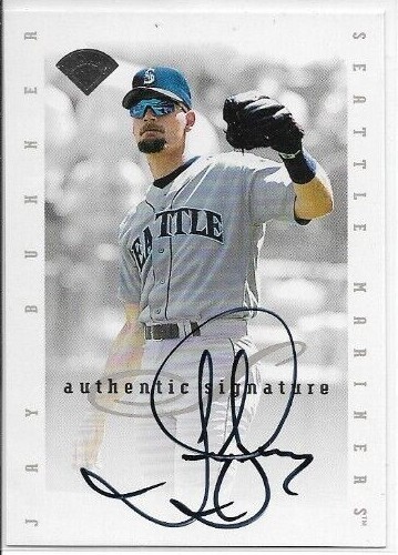 1996 Leaf Signature Series Signatures autograph jay buhner seattle ...