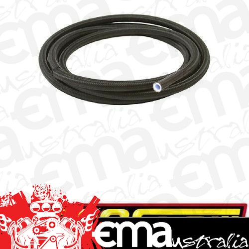 Aeroflow AF250-12-6M Black Braided Teflon Hose-12AN SS 6M Clamshel 19 ...