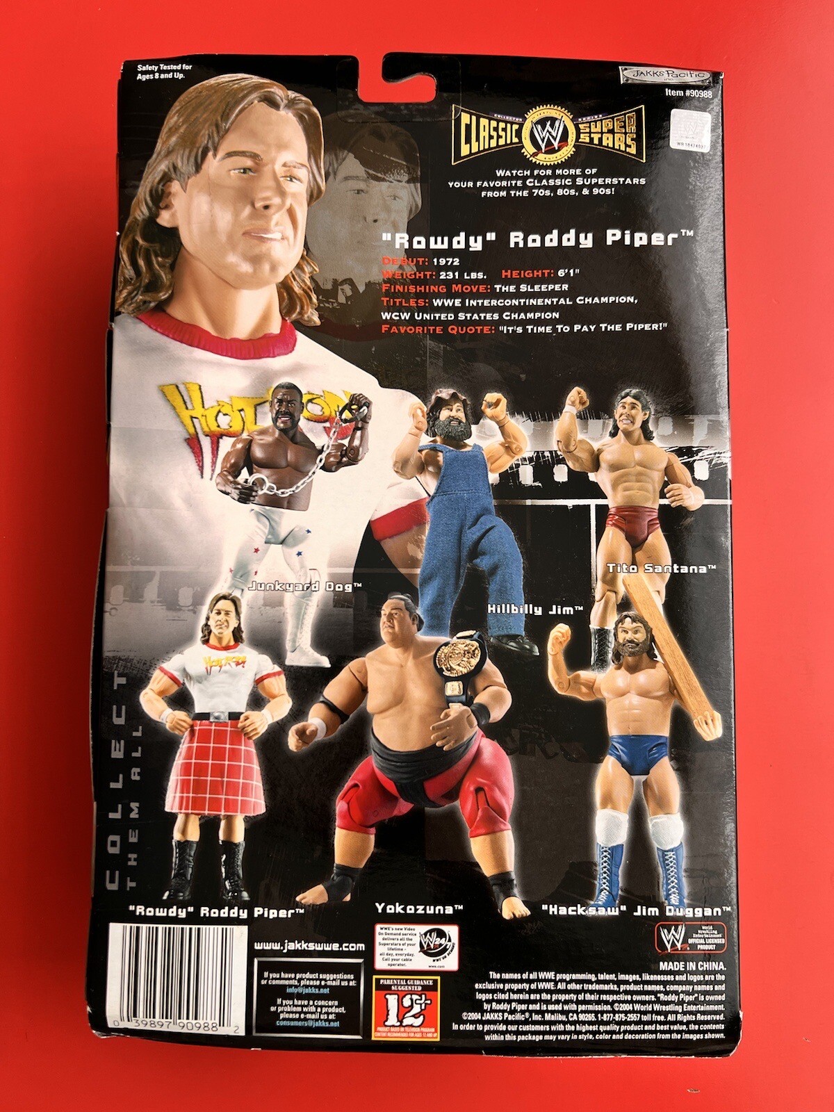 WWE Classic Superstars 1/1800 Rowdy Roddy Piper Figure | eBay UK