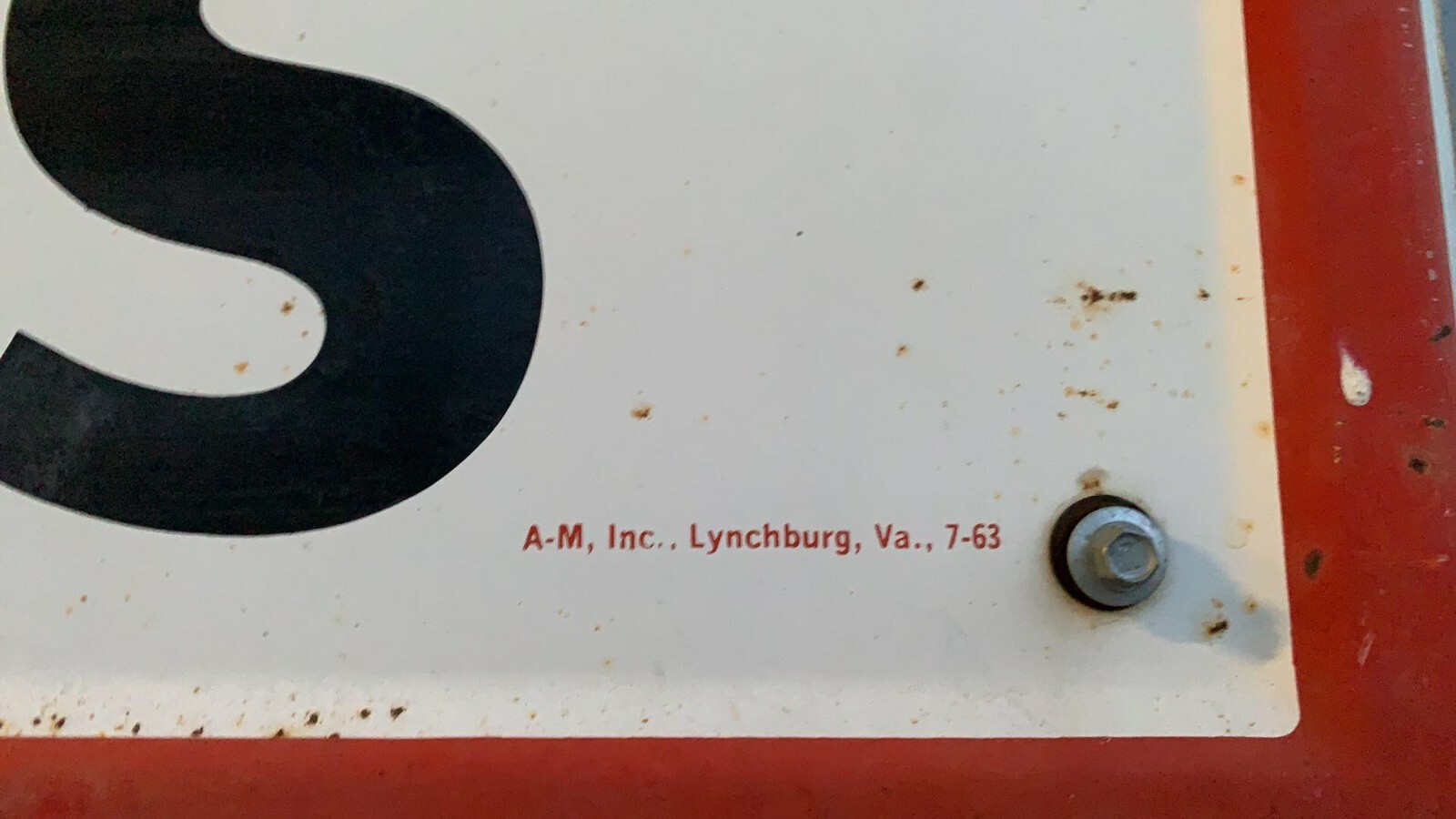 Vintage RARE 1963 Southern States Farm Seeds Feeds Fertilizer Sign 48 ...