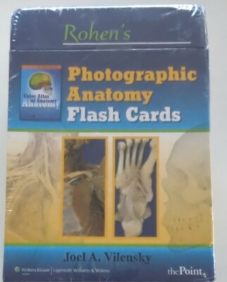 Rohen's Photographic Anatomy Flash Cards BRAND NEW! - GREAT FOR MEDICAL ...