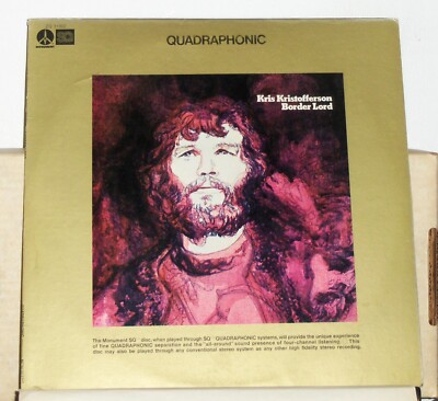 Kris Kristofferson – Border Lord - Quadraphonic - 1972 Vinyl LP Record ...