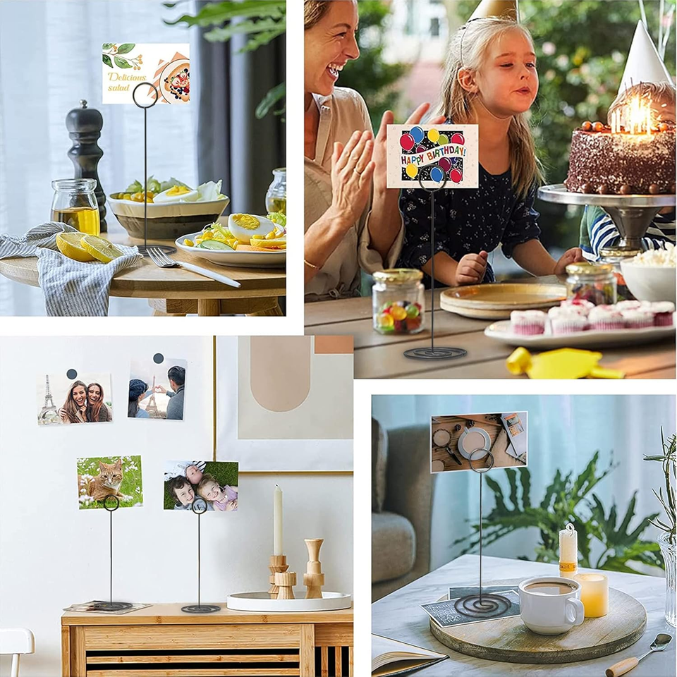 Table Number Holders 10Pcs - 8.75 Inch Place Card Holder Tall Table ...