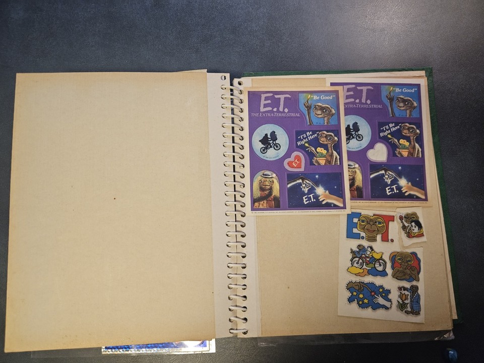 VTG 1980's Huge Sticker Collection Album Puffy Stickers Scratch N Sniff ...