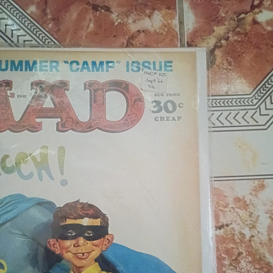 Mad Magazine 1966 Issue 105 Special Batman & Robin Cover RARE | eBay