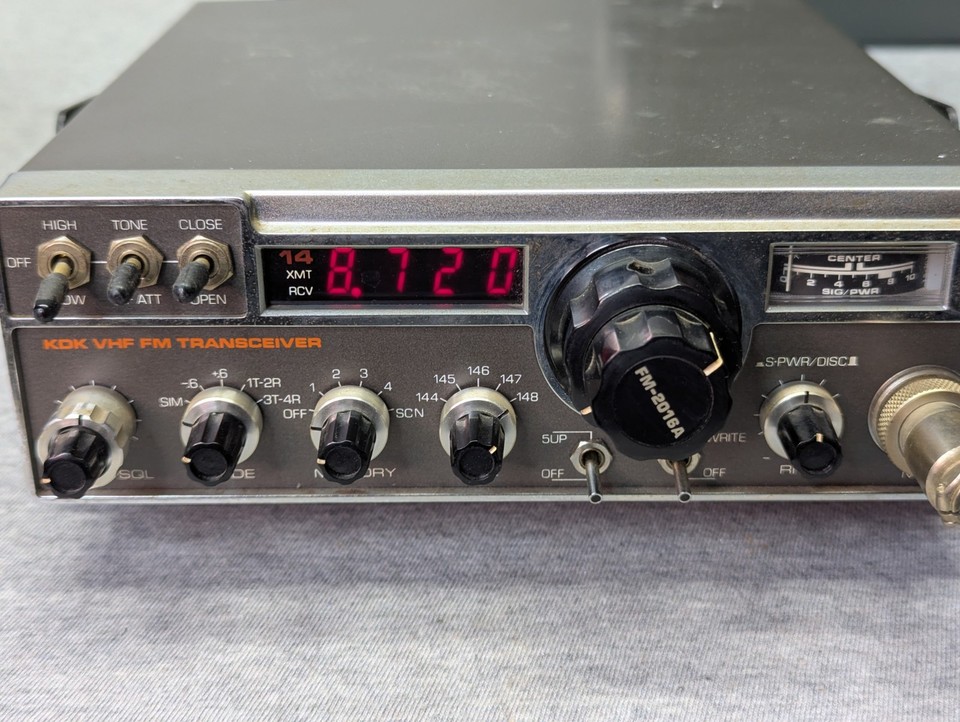 KDK FM-2016A VHF FM 2 Meter Transceiver - Tested and Working | eBay