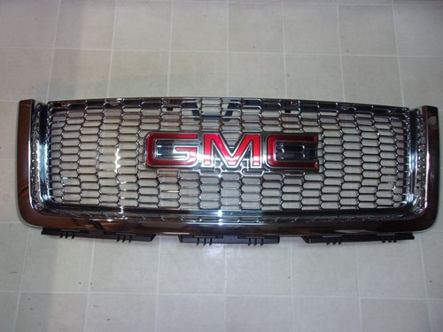 22767481 Chrome Denali Grille Fits 2007-2013 GMC Sierra 1500 Real GM ...