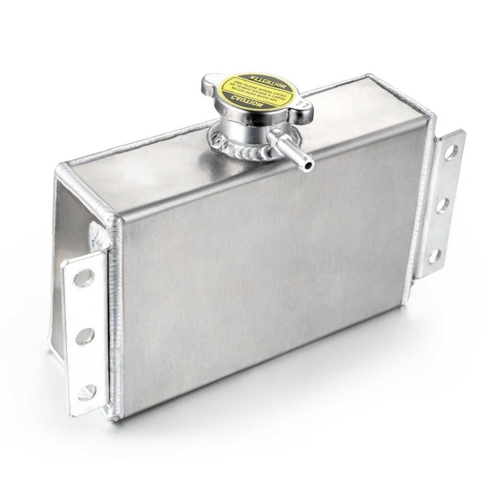 1.6L Aluminum Radiator Coolant Overflow Water Tank Expansion Reservoir ...