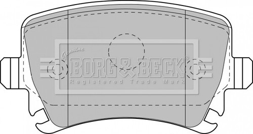 CAPSautomotive Brake Pad Set for Volkswagen_1 JZW698451 JZW698451D ...