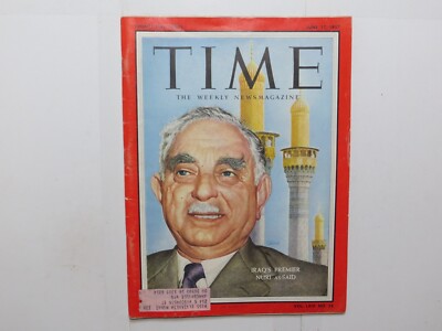 Time Magazine June 17, 1957 Iraq's Premier Nuri As-Said BN | eBay