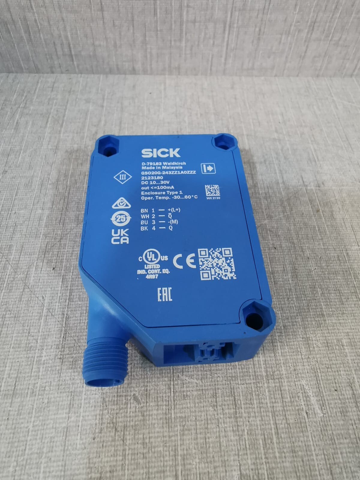 SICK D-79183 Waldkirch Photoelectric Sensor GS020G-243ZZ1A0ZZZ | eBay