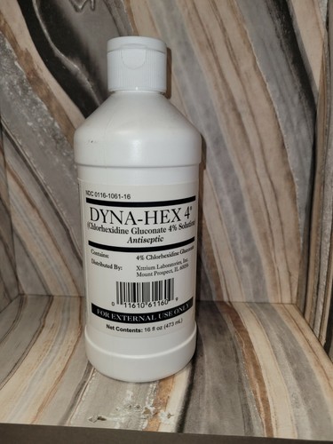 Surgical Scrub Dyna-Hex 4% CHG Scrub, 16 fl oz - Each or (4 X 4 FL OZ ...