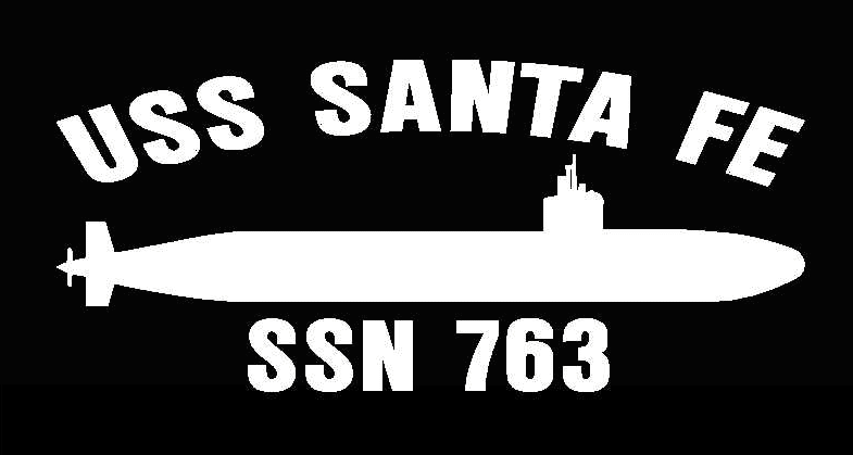 USS SANTA FE SSN 763 Silhouette Decal U S Navy USN Military S002 | eBay