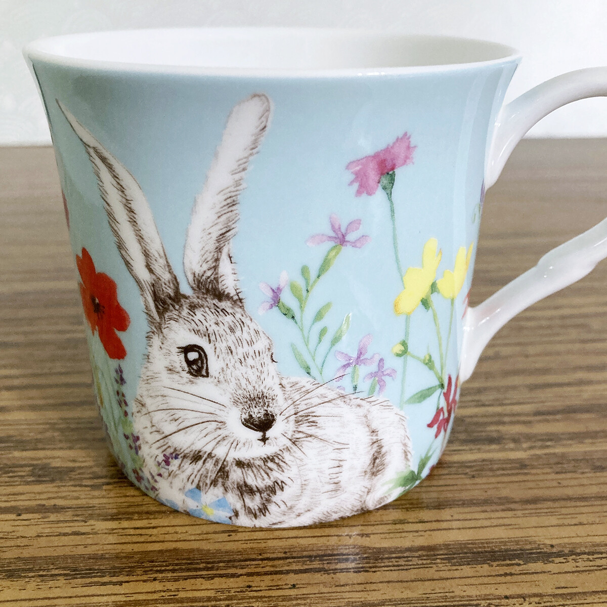 Bunny Garden Coffee Cup Mug Stechcol Gracie Bone China 10oz Easter ...