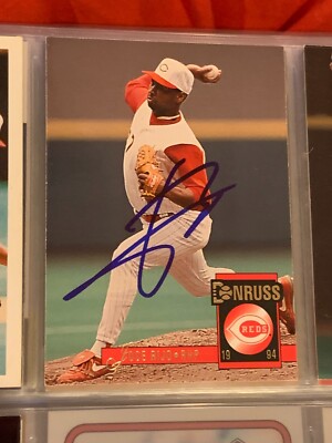 JOSE RIJO AUTOGRAPHED SIGNED 1994 DONRUSS CARD REDS COA | eBay