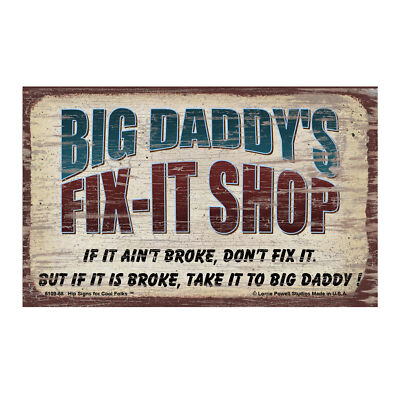 4x6 Magnet Big Daddy's Fix It Shop Magnetic Sign Father's Day Gift ...