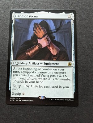Magic the Gathering HAND OF VECNA 246 Adventures in the Forgotten ...